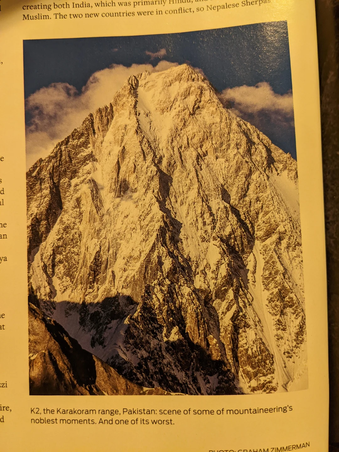 Climbing Magazine uses picture of the wrong mountain in their story about K2. | Scrolller