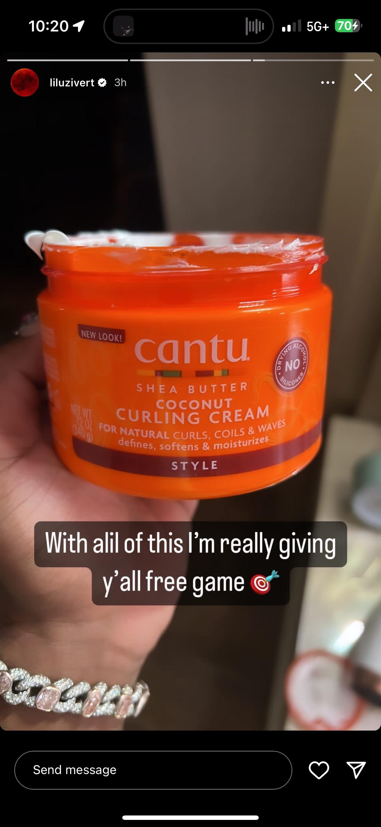 Uzi uses cantu💔💔💔 bro hair finna be dried tf out | Scrolller