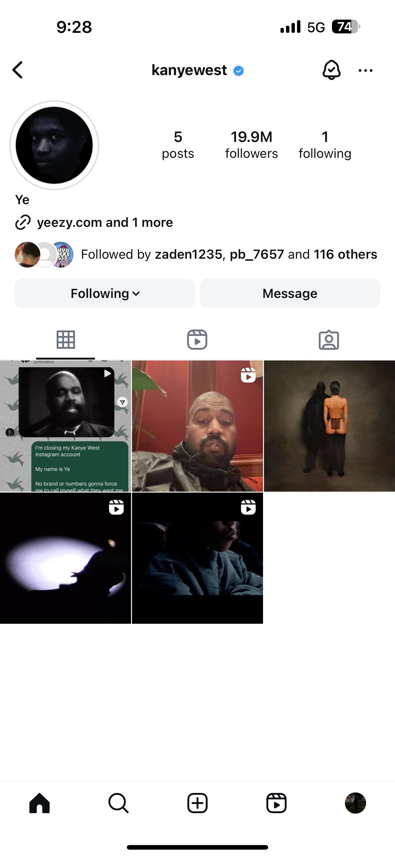 The last time this acc gon be called Kanye west yall better enjoy it | Scrolller