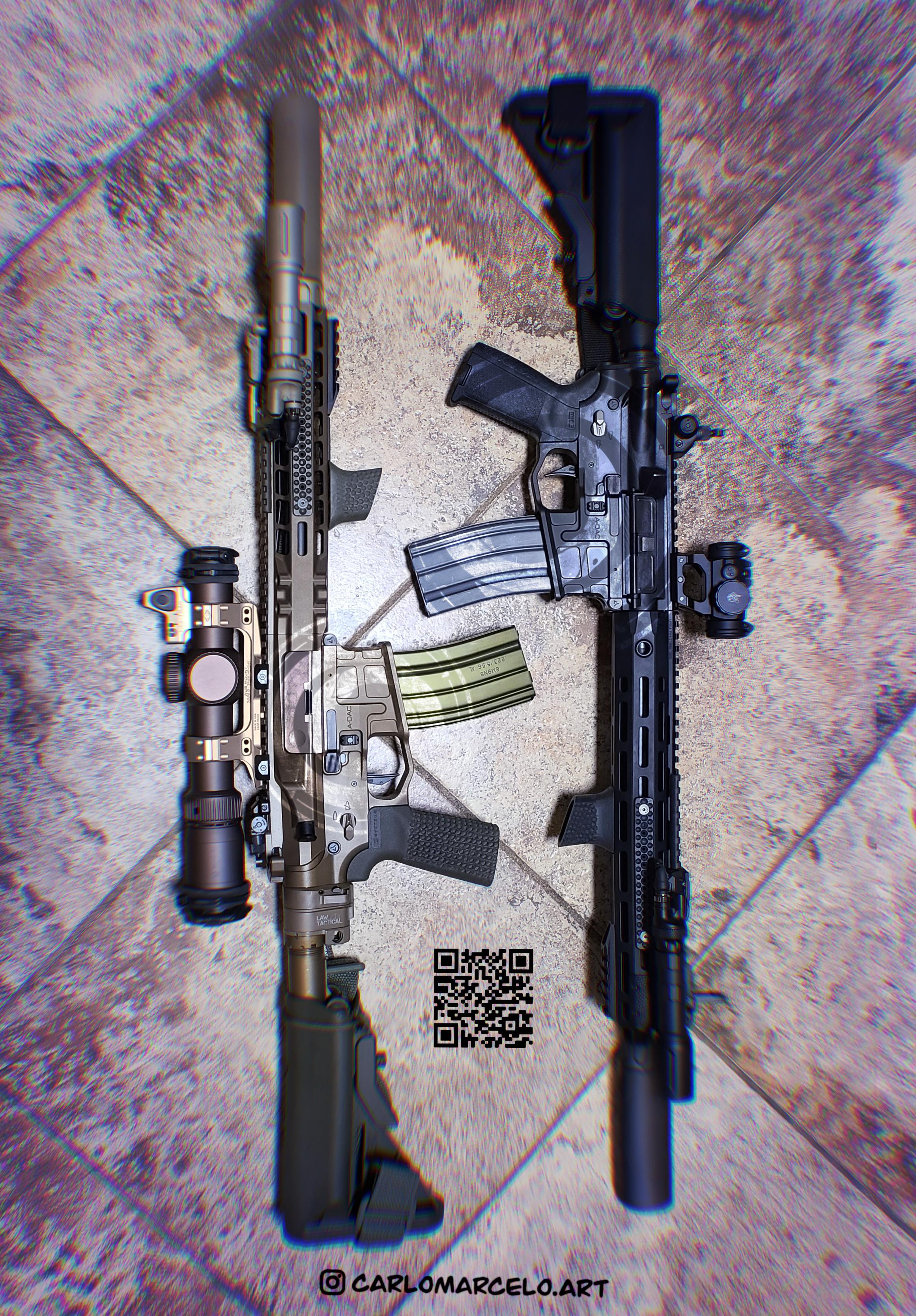 Radian Mod1, KAC SR15 | Scrolller