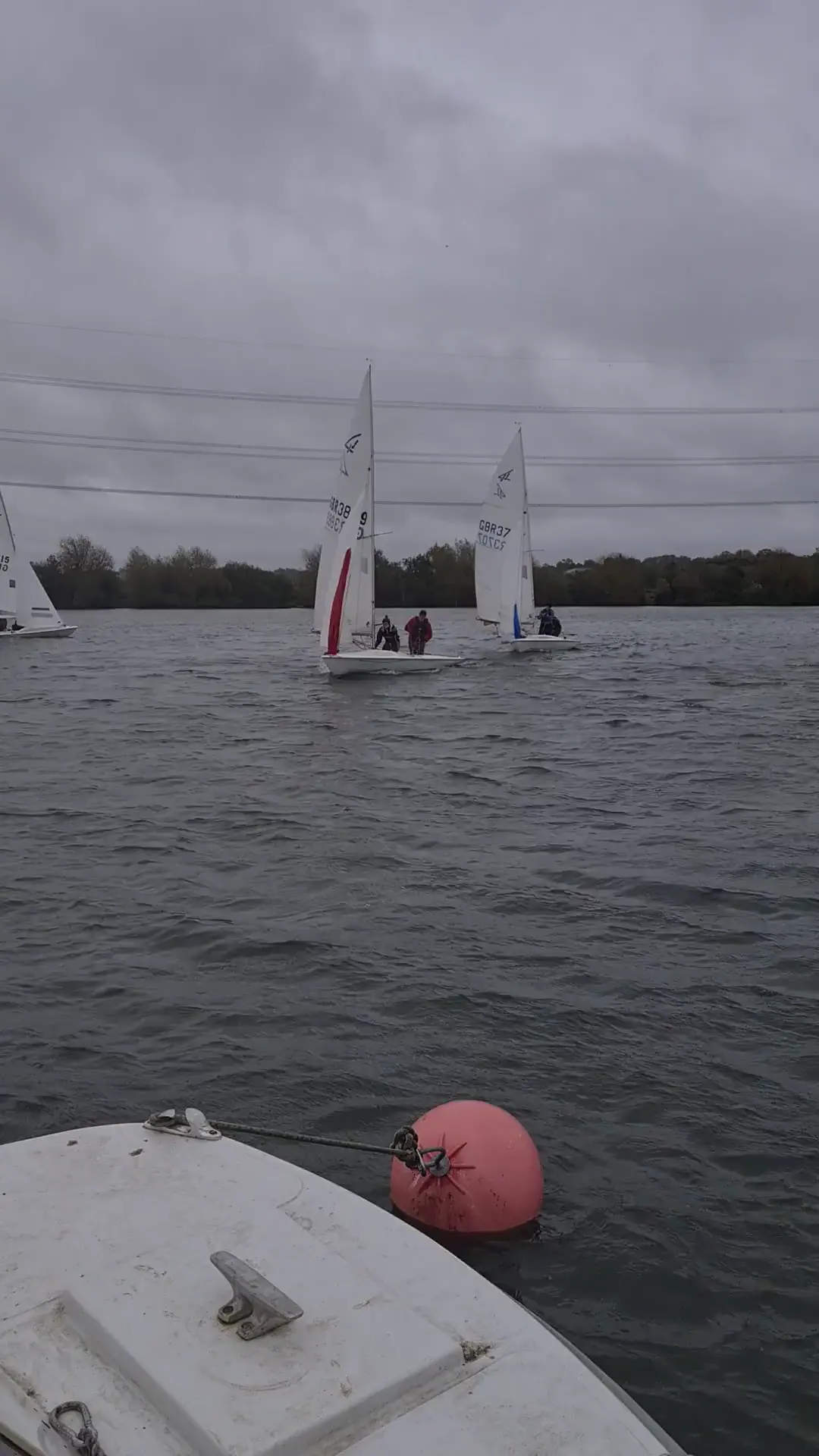 FF15 spinnakers going up in tandem. | Scrolller