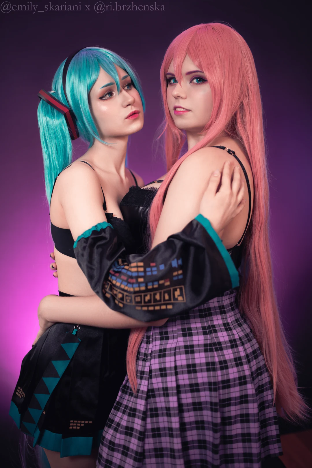 Hatsune Miku cosplay by emily_skariani, Megurine Luka cosplay by ri.brzhenska | Scrolller