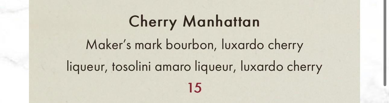 Help me reverse engineer this Cherry Manhattan 🙏 | Scrolller