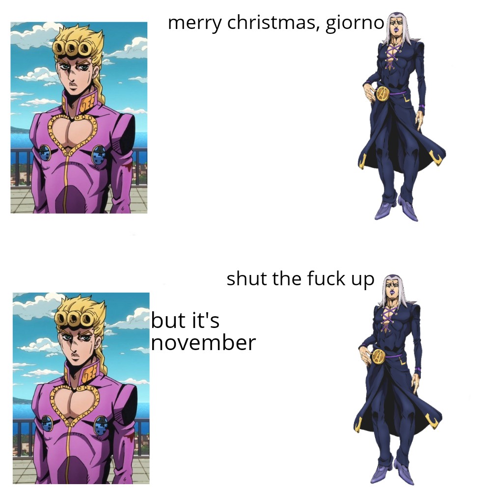 drink your eggnog giorno | Scrolller