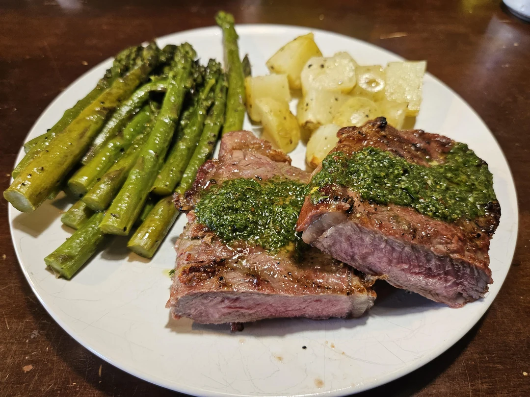 Strip Steak + chimichuri | Scrolller