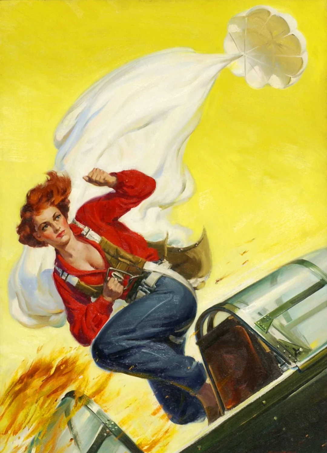 painting circa 1940-1945 by George Jerome Rozen | Scrolller