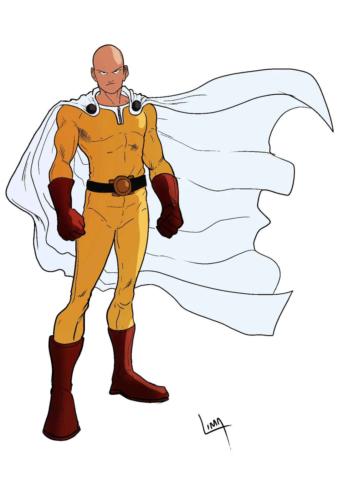 Art I made of saitama | Scrolller