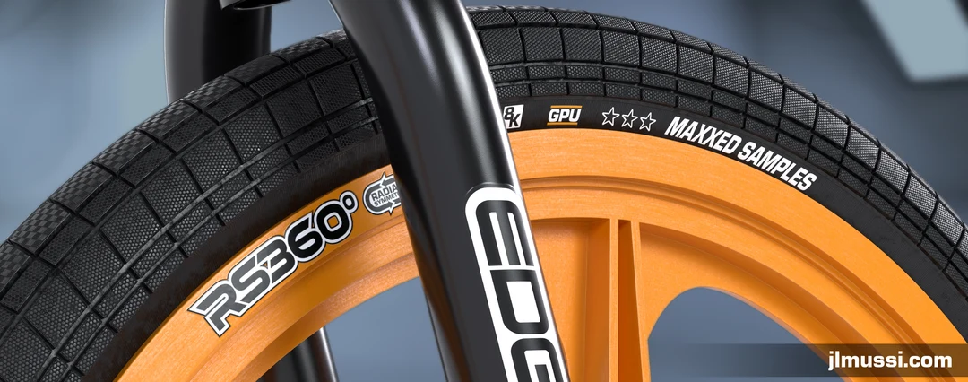 BMX Bike: Maya & Substance Painter | Scrolller