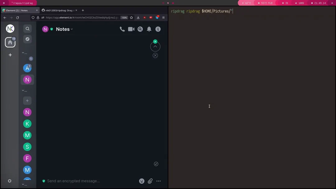 [ripdrag] I made a Drag and Drop utility to simplify your terminal life! | Scrolller