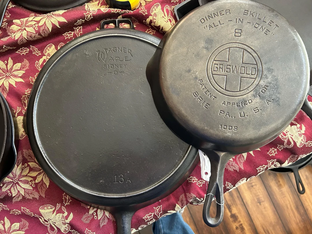 Today’s auction haul: Griswold All in One skillet and Wagner 13 | Scrolller
