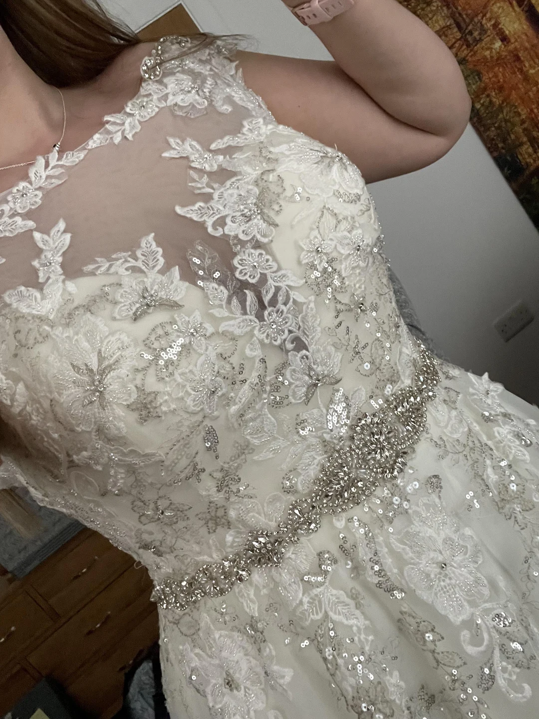 Help with dress alterations. Should I get the mesh neckline removed? | Scrolller