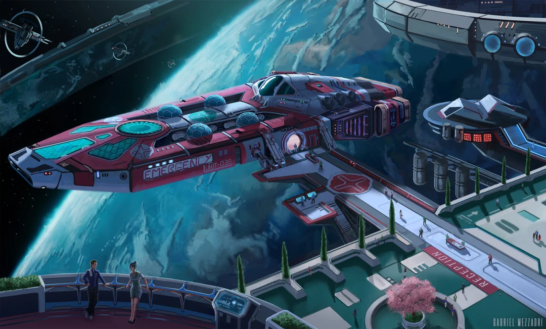 Hospital Spaceship by Gabriel Mezzadri | Scrolller