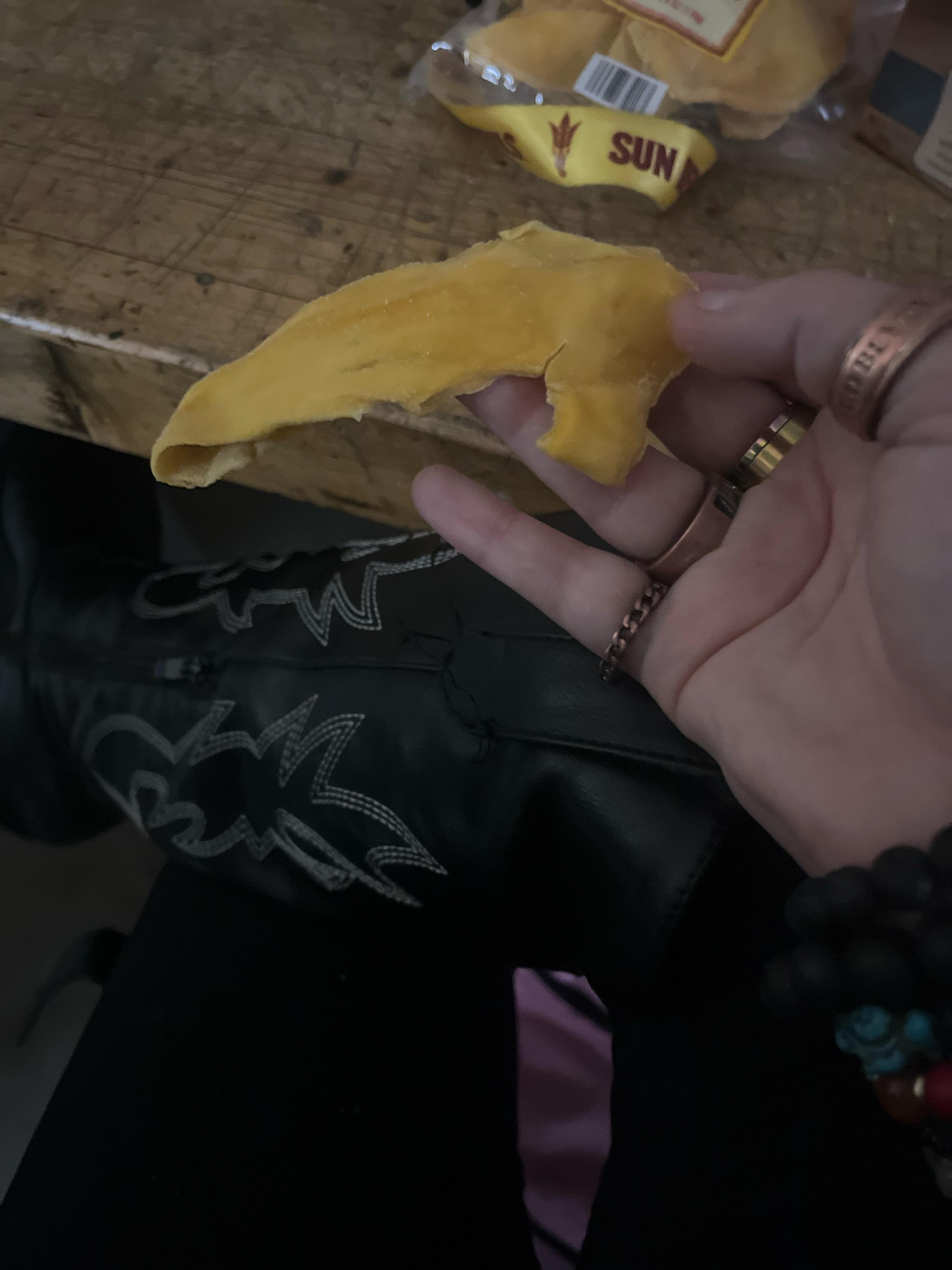 Piece of dried mango | Scrolller