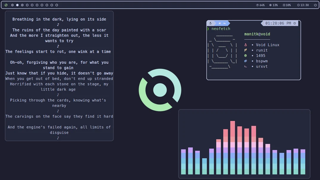 [BSPWM][Catppuccin] void ftw | Scrolller