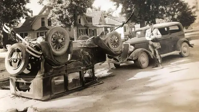 Picture of my Great Grandpa Zeal who was a U.S Marshall in the 1950s | Scrolller