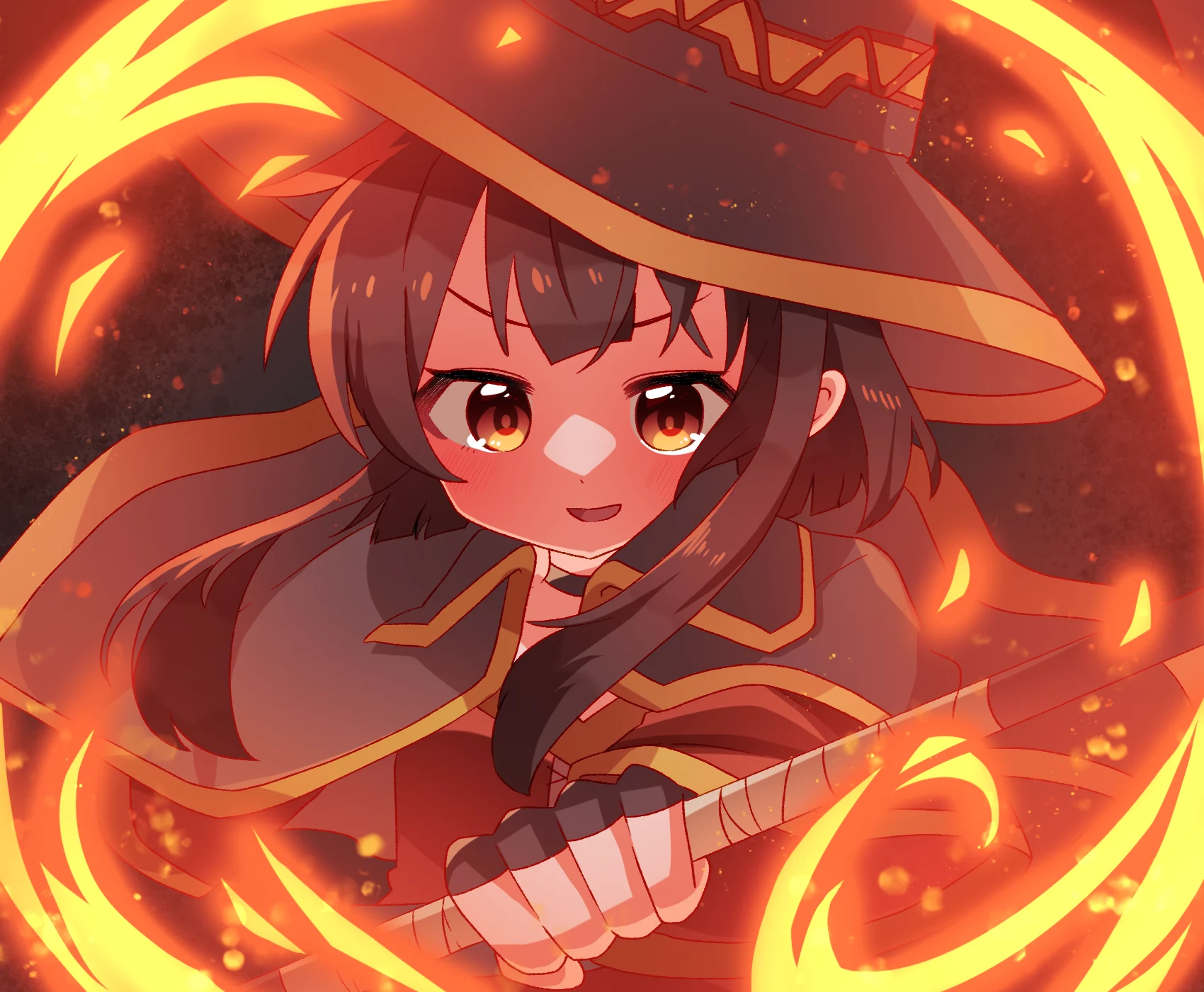 Fiery Megumin | Scrolller