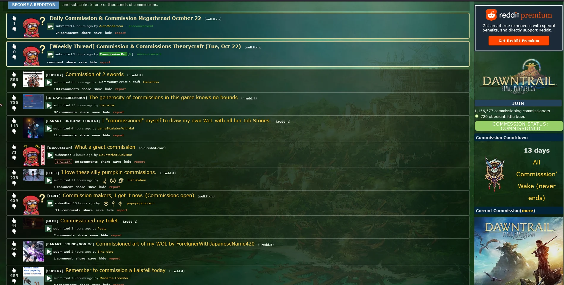 Final Commission Fantasy 14 | Scrolller