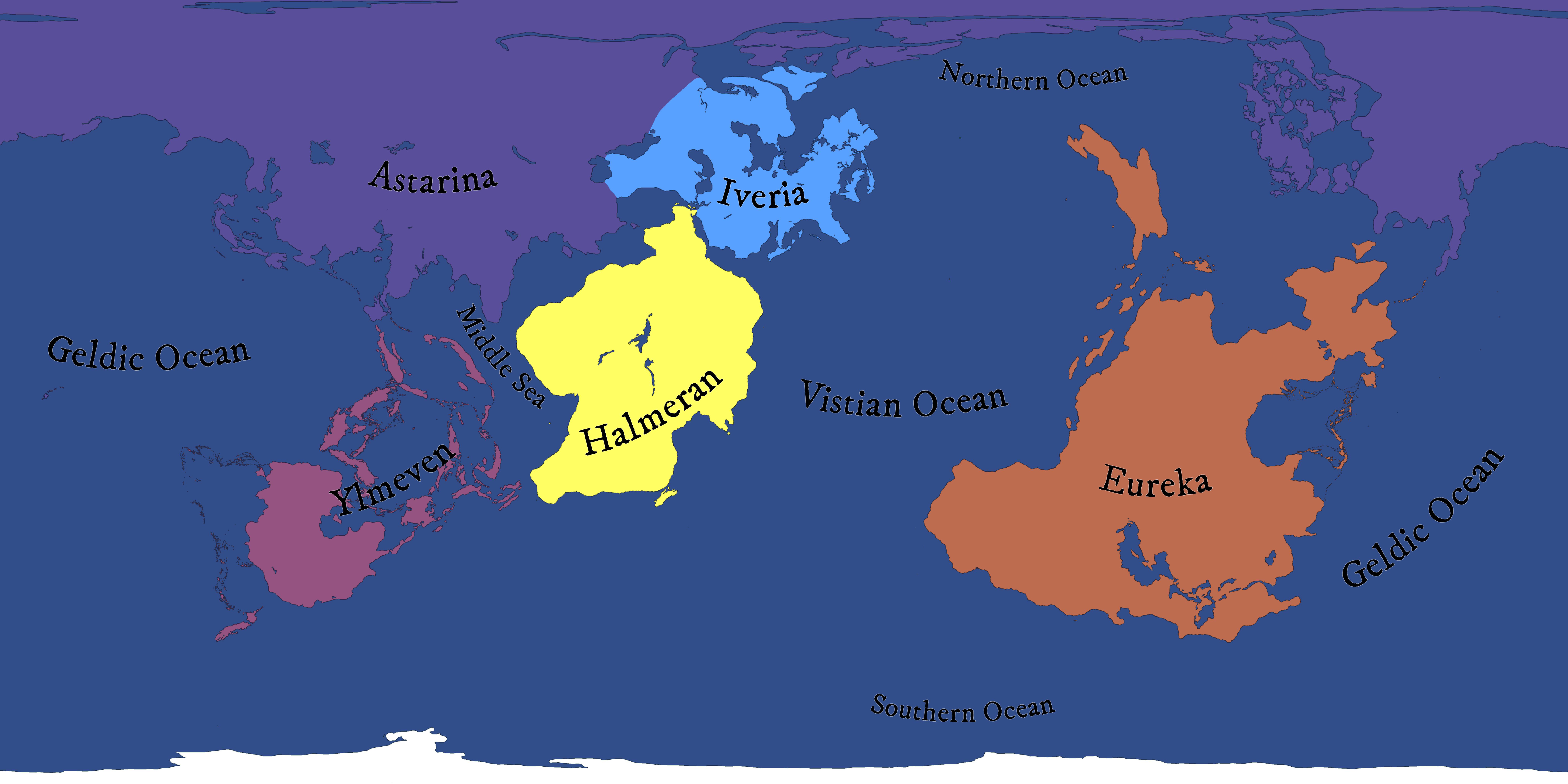 Finally finished the world map of the world im working on and decided to get some opinions from ...