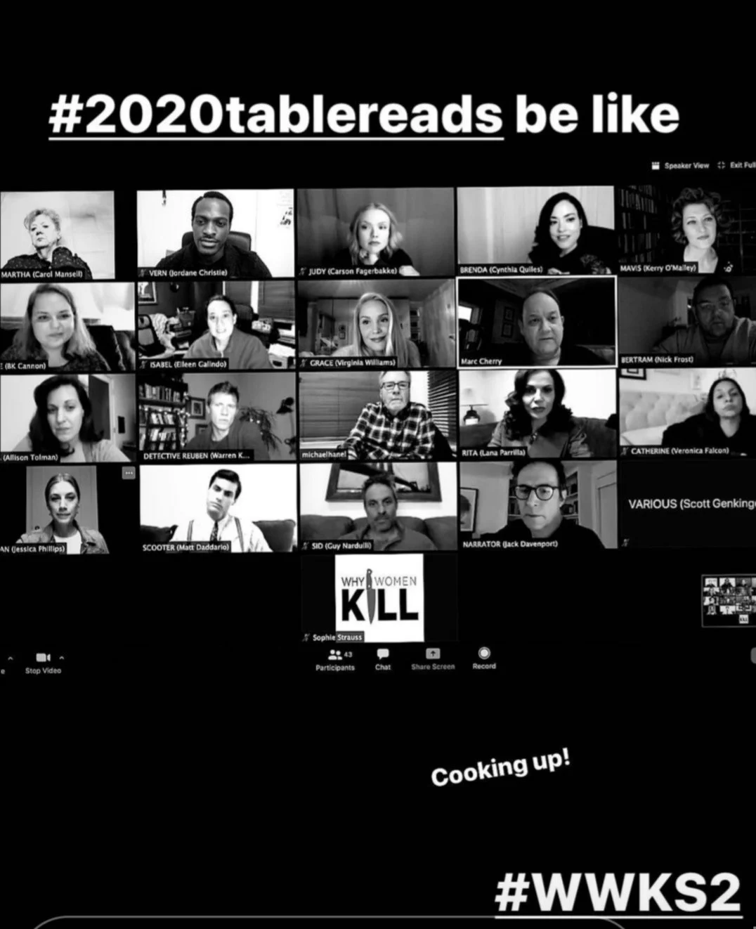 First look at season 2 cast via a zoom table read! | Scrolller
