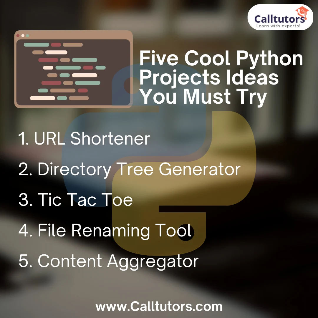 Five Cool Python Projects Ideas You Must Try | Scrolller