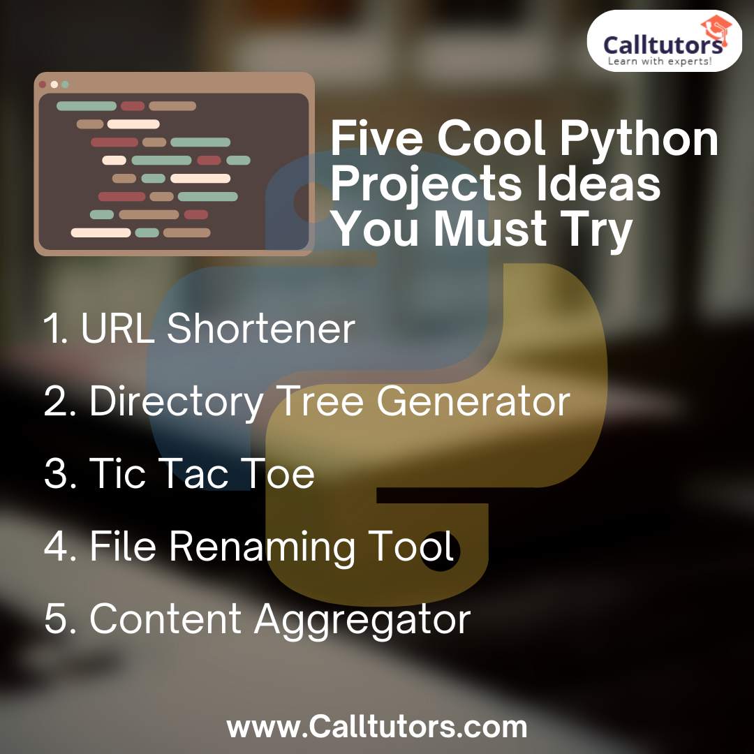 Five Cool Python Projects Ideas You Must Try | Scrolller