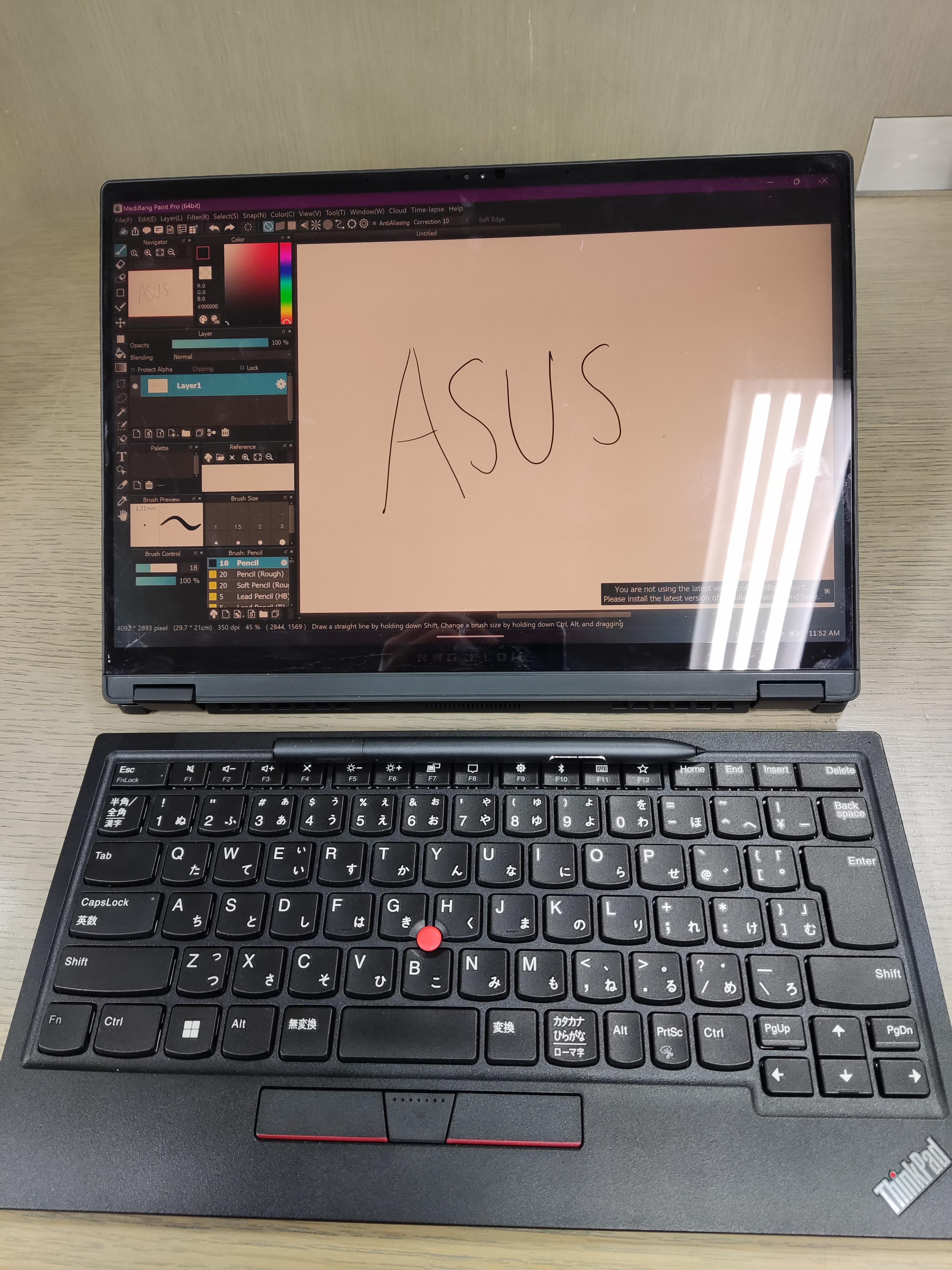 Flow X13 portable drawing setup | Scrolller