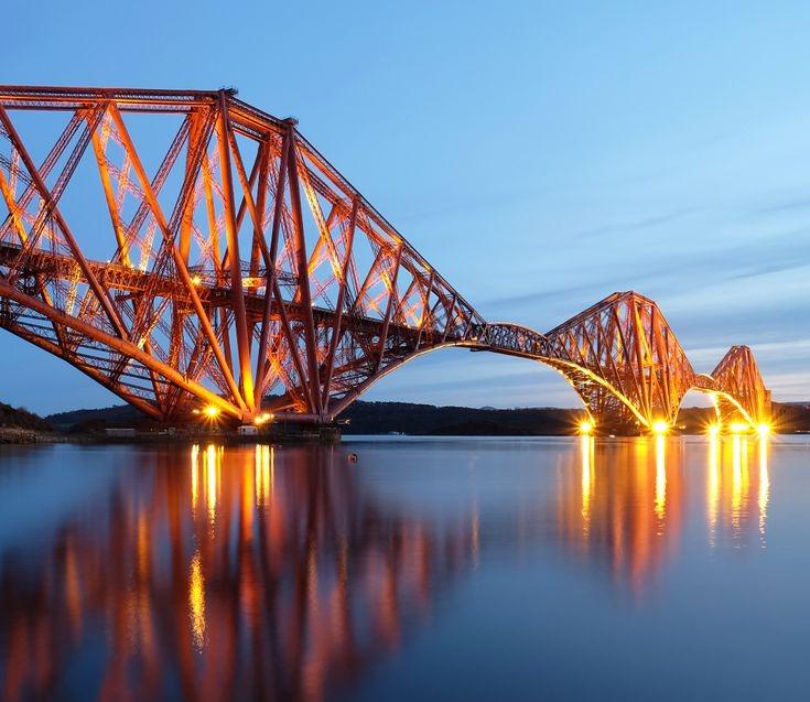Forth Rail bridge in Scotland. | Scrolller