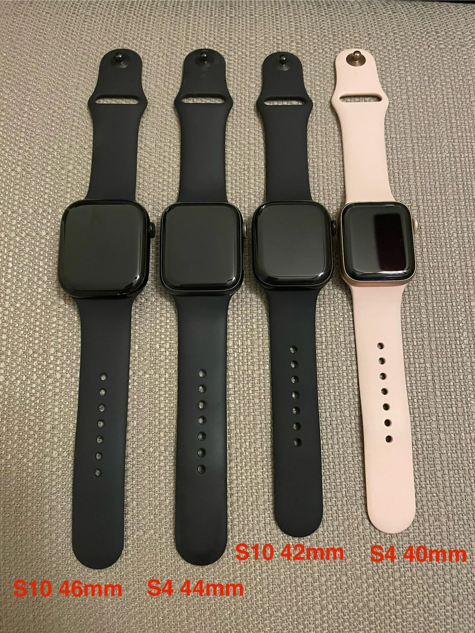 Four different sizes compared | Scrolller