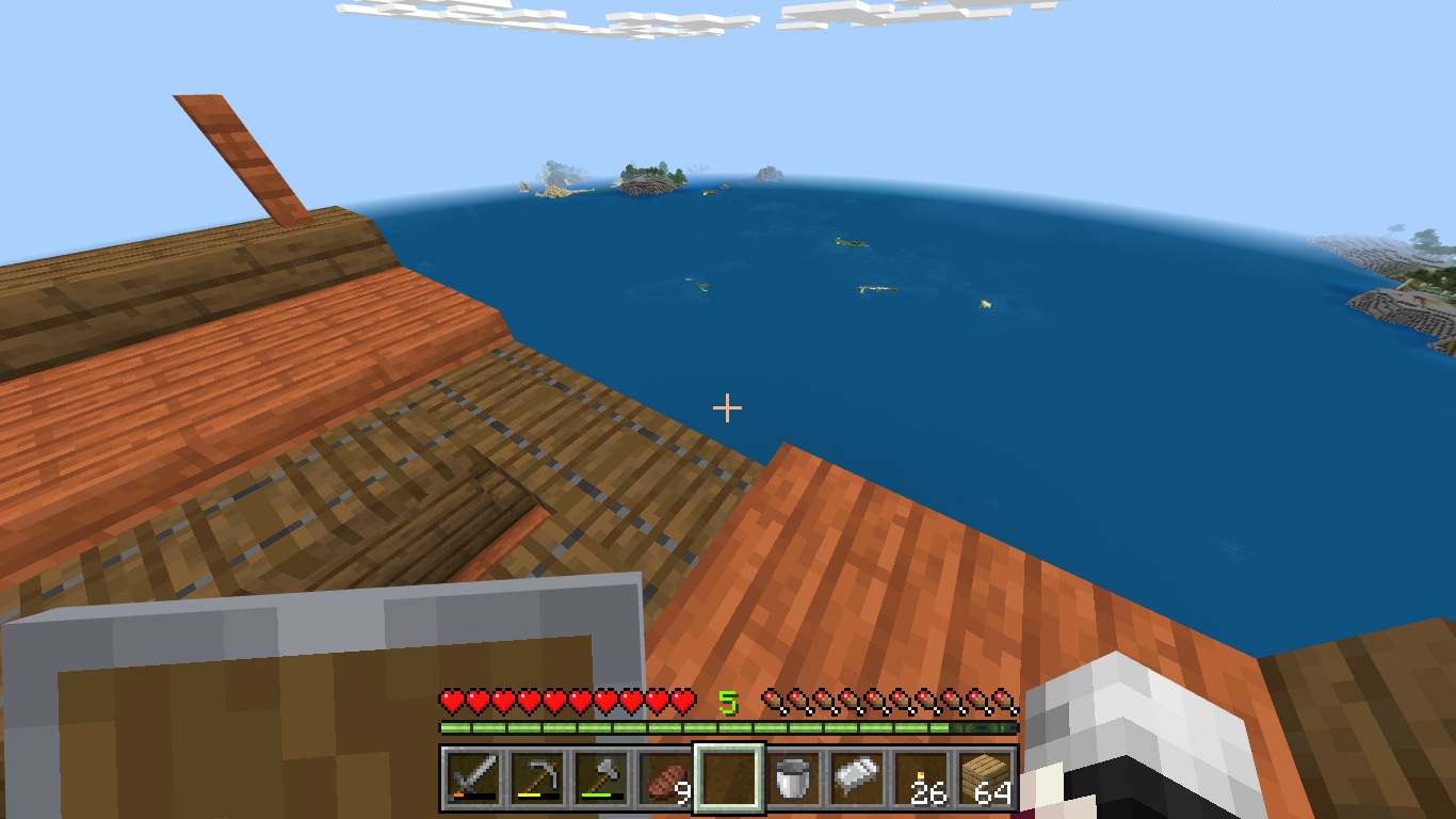 Floating Shipwreck? (Bedrock edition btw) | Scrolller