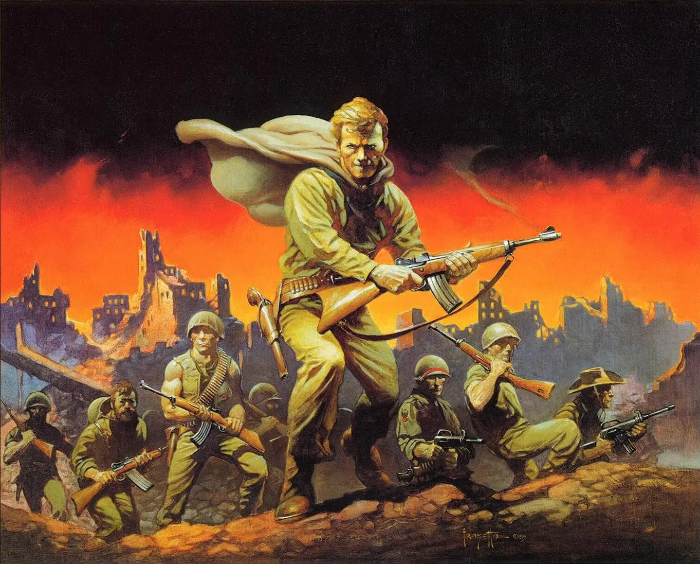 Frank Frazetta - The Lieutenant (1989) | Scrolller