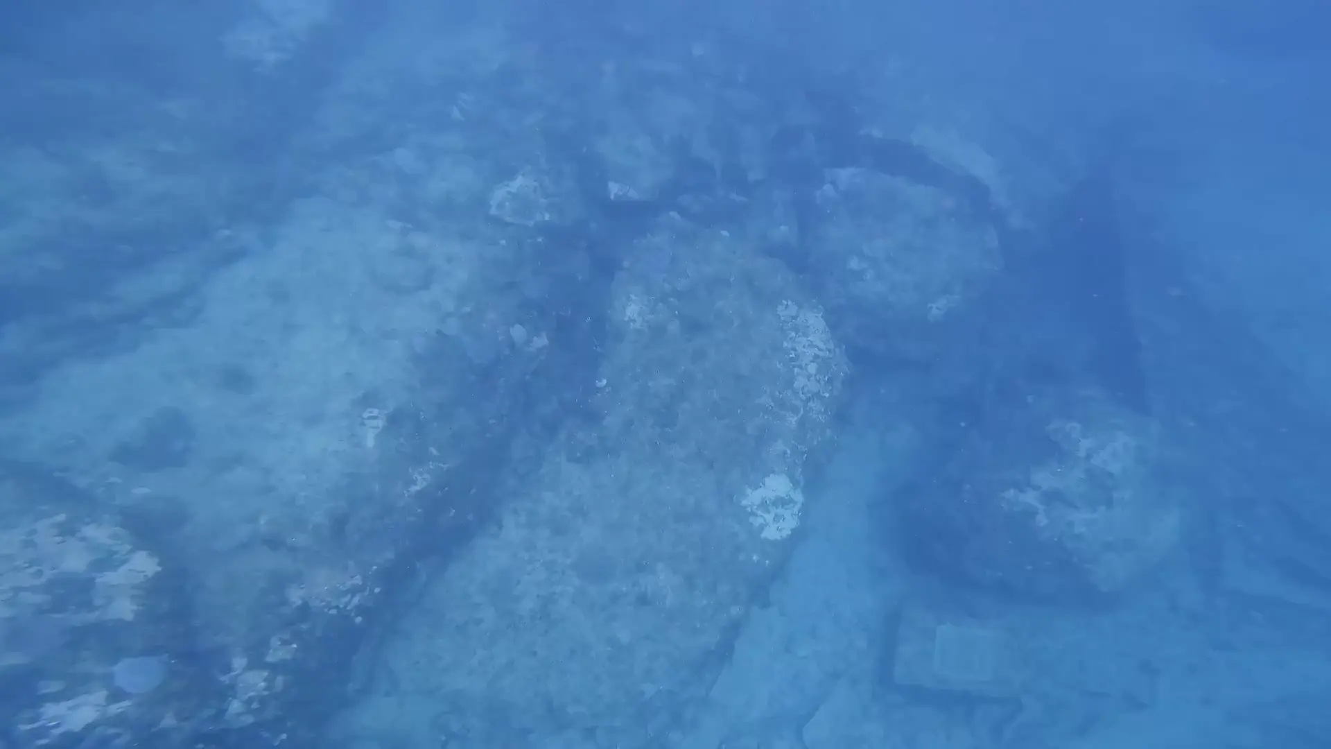 Freediving a 100+ year shipwreck swim/snorkeling 800m off the coast. | Scrolller