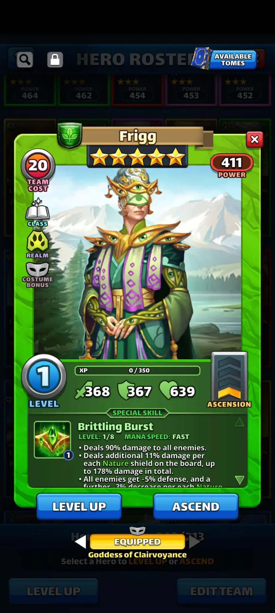 Frigg costume is still ok in this new era of heroes? I am ftp player | Scrolller