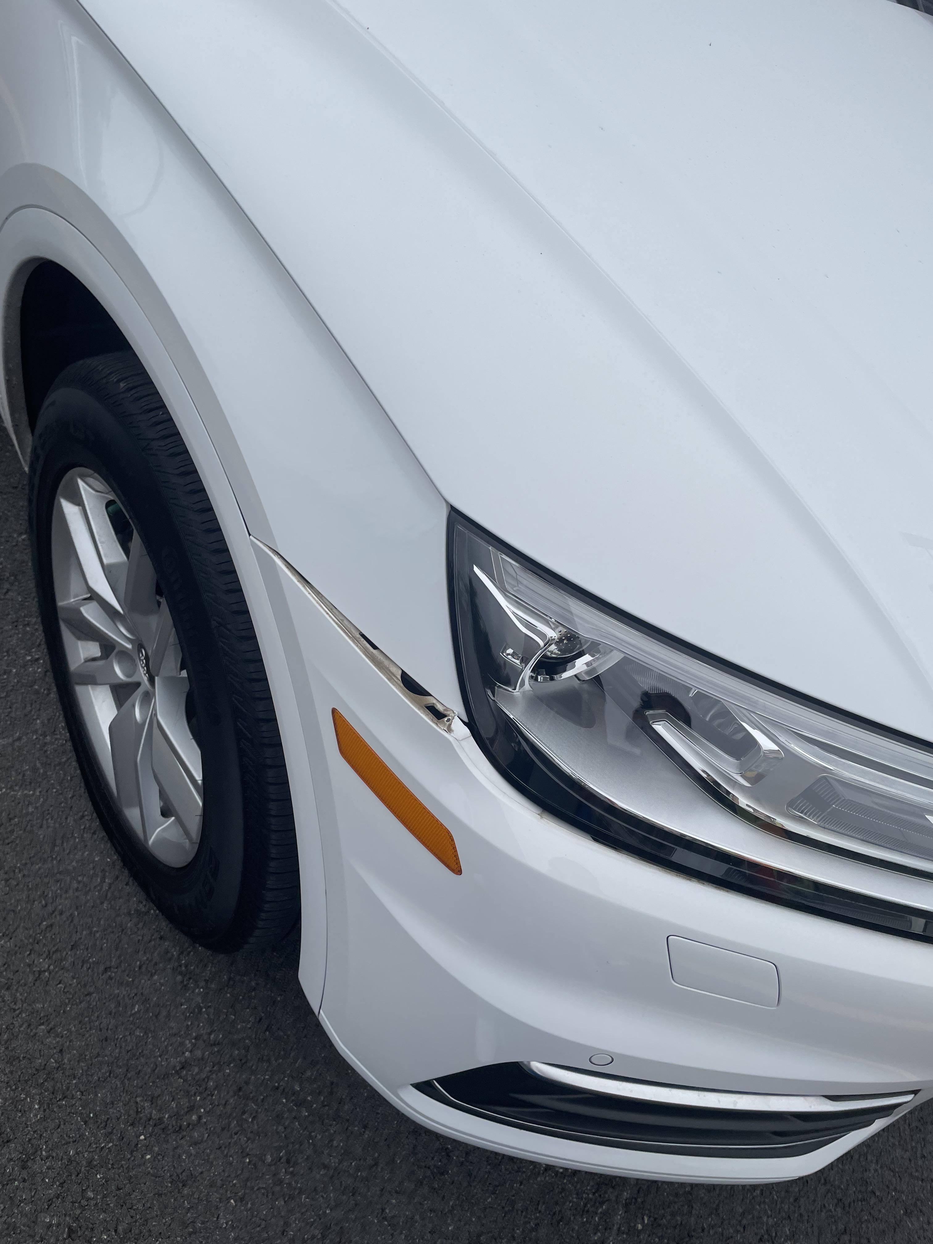 Front bumper damage. How much to fix it? | Scrolller