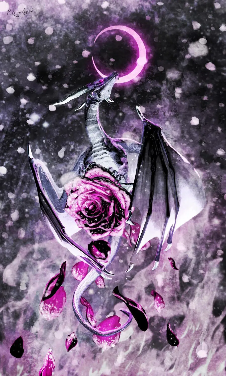 Frost Dragon by Phil Gormley (me) - 2021 | Scrolller