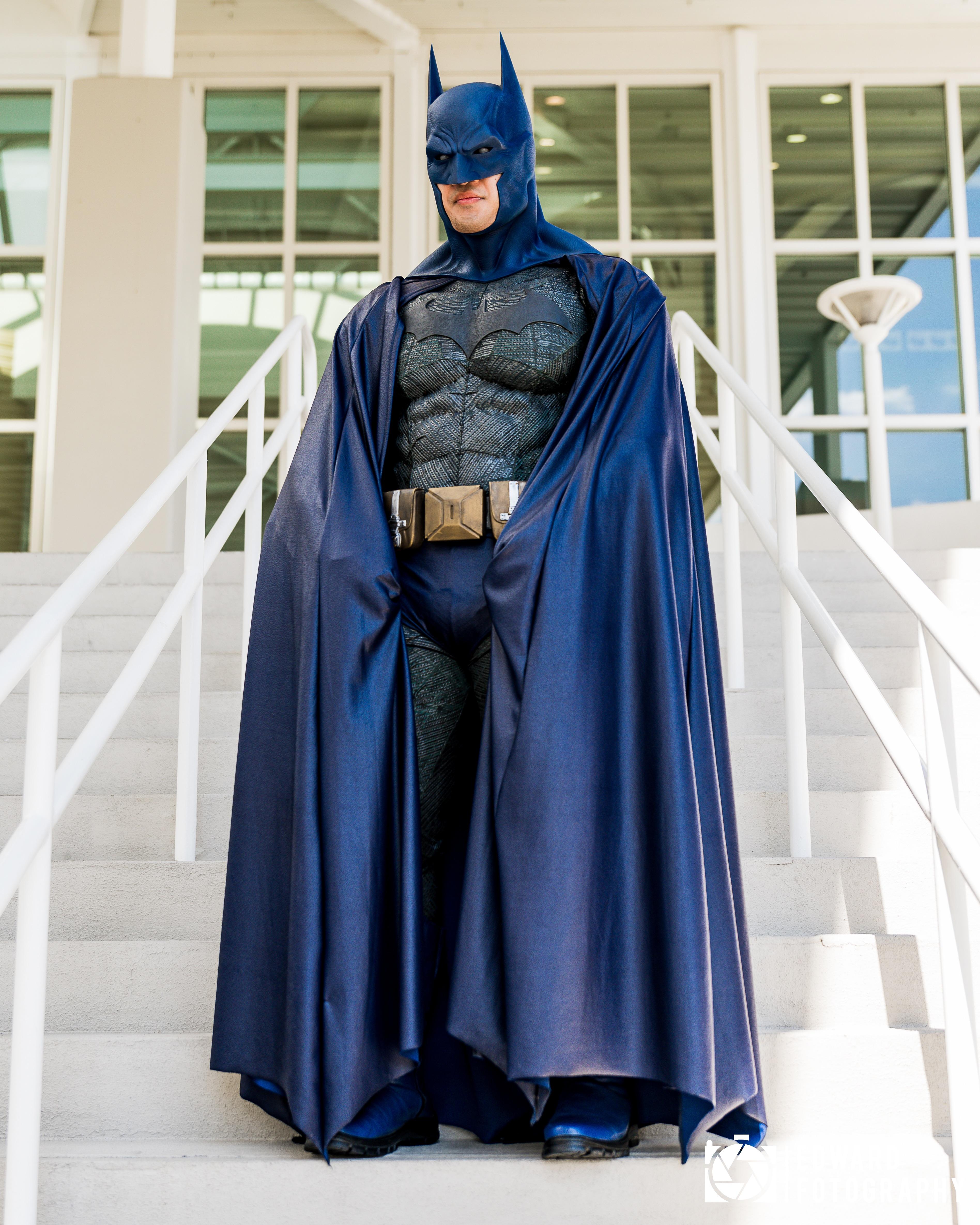 My Blue and Gray Batsuit, what do you think? | Scrolller