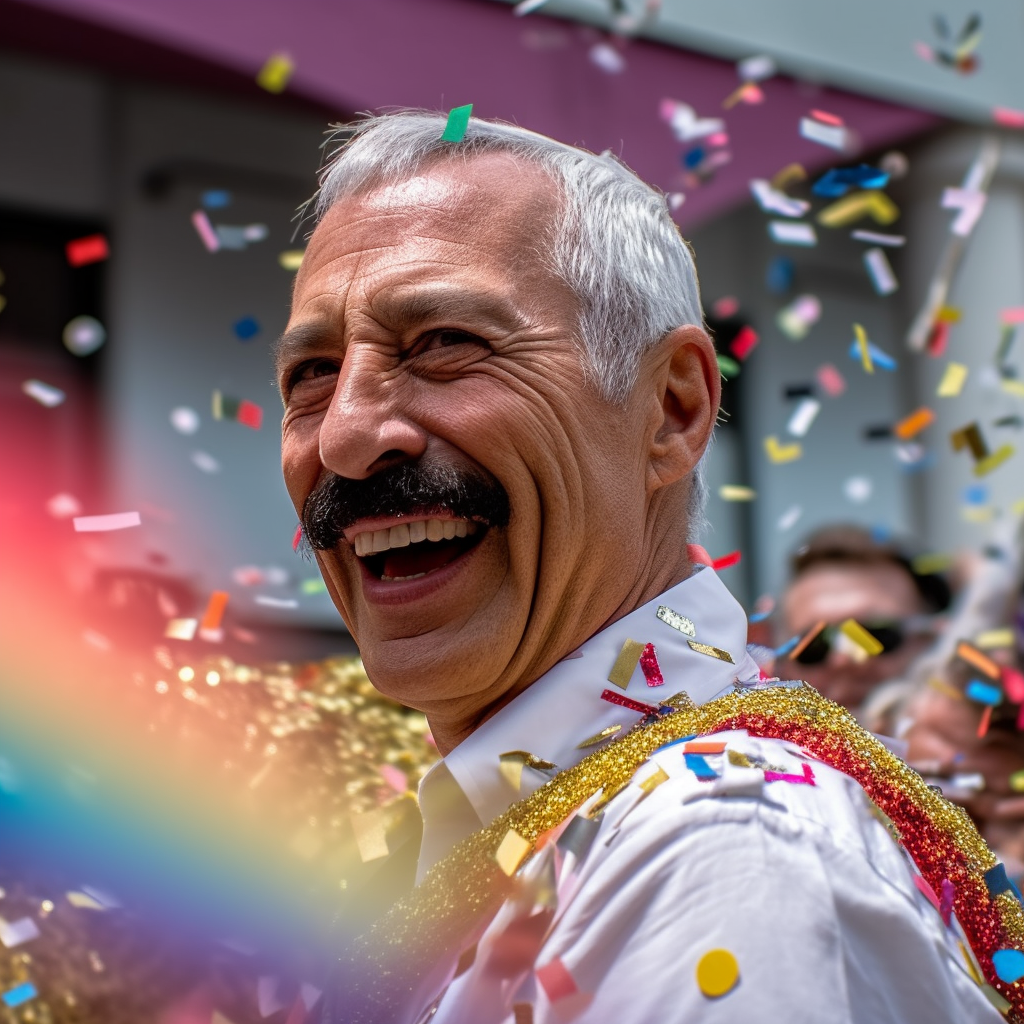 A different timeline : Freddie Mercury performs at the 2023 San Francisco Pride Parade | Scrolller