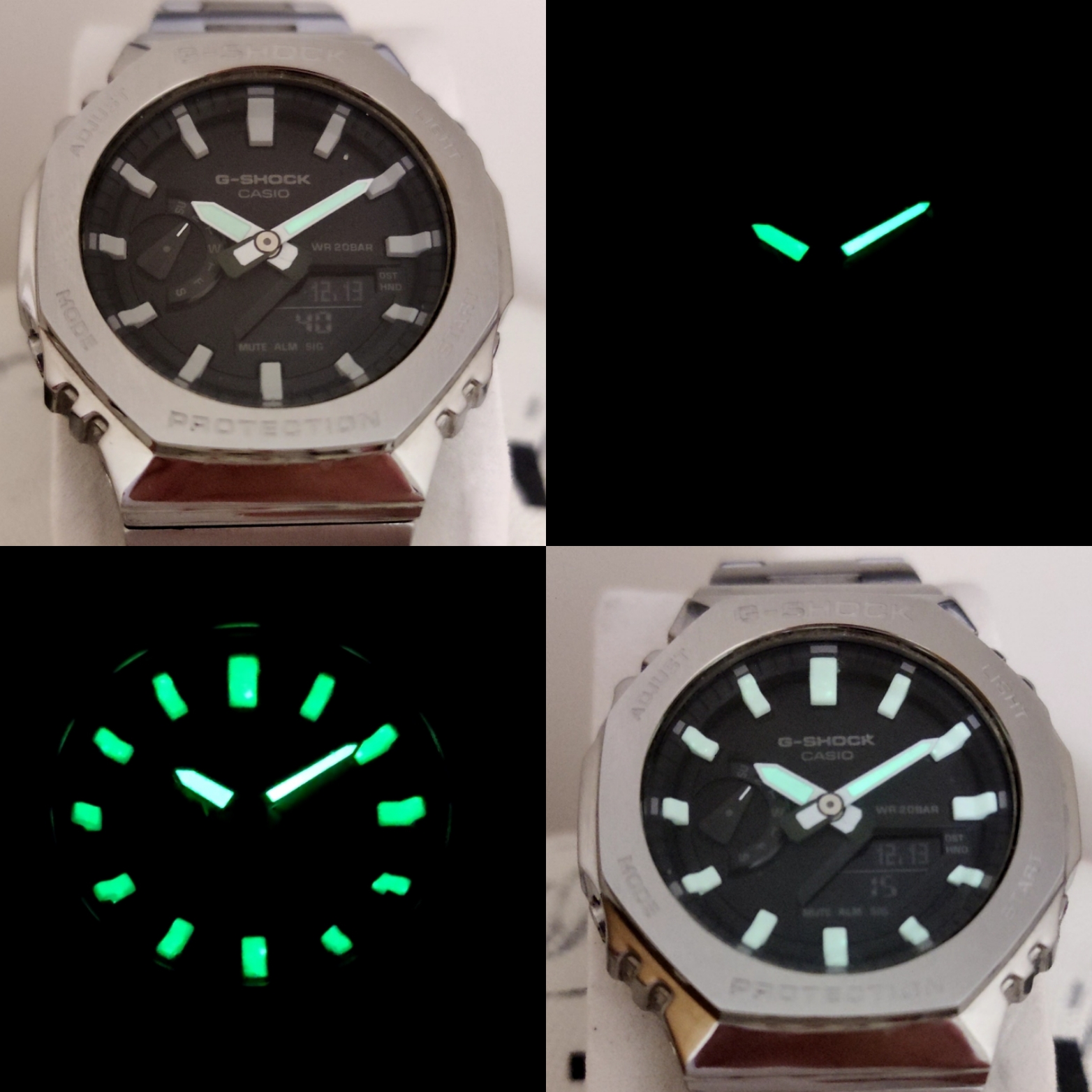 G-Shock GA2100 | My CasiOak journey continues now with a lume mod ⌚🟢 | Scrolller