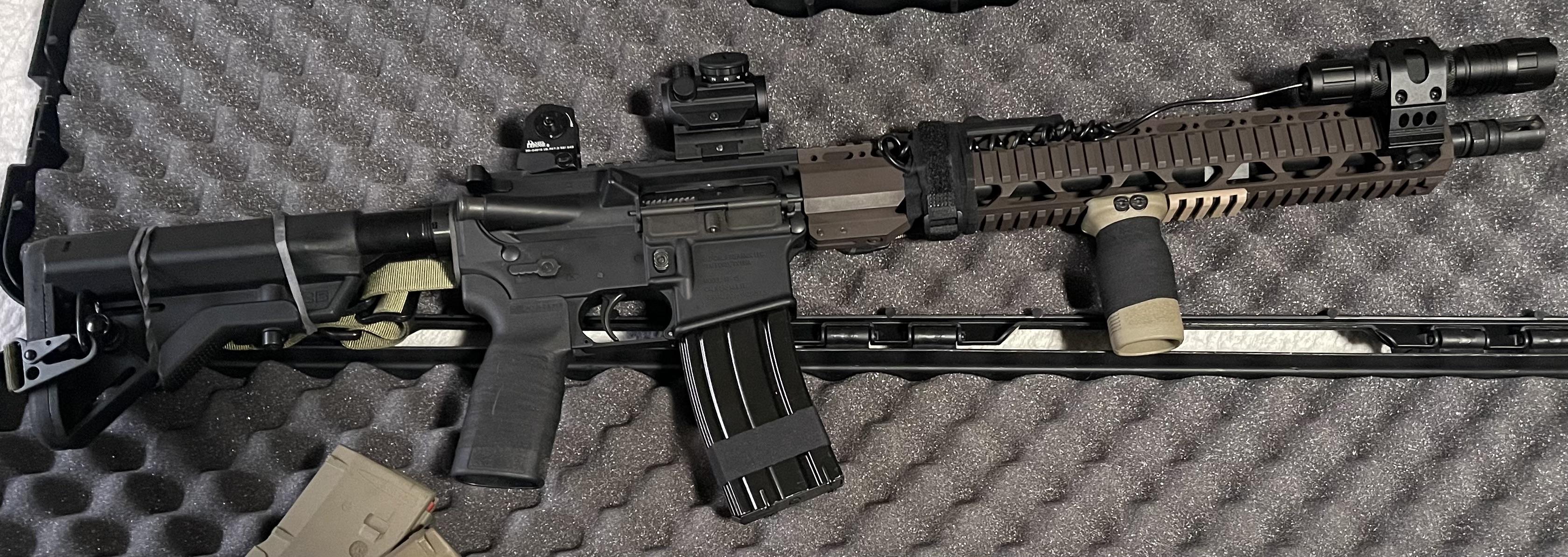 Painted hand guard | Scrolller