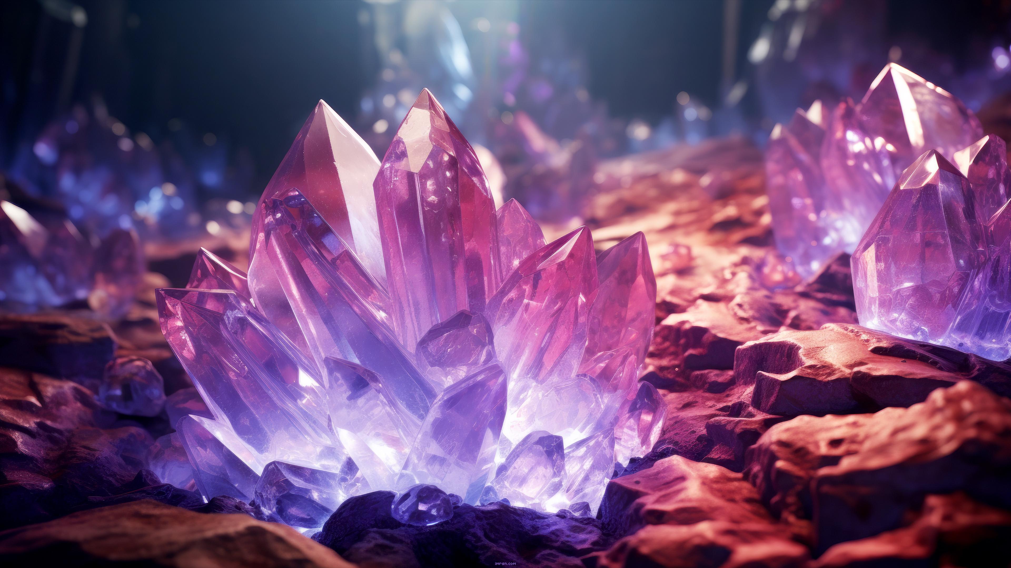 Crystal Caverns 4K [3840x2160] by a.i. | Scrolller