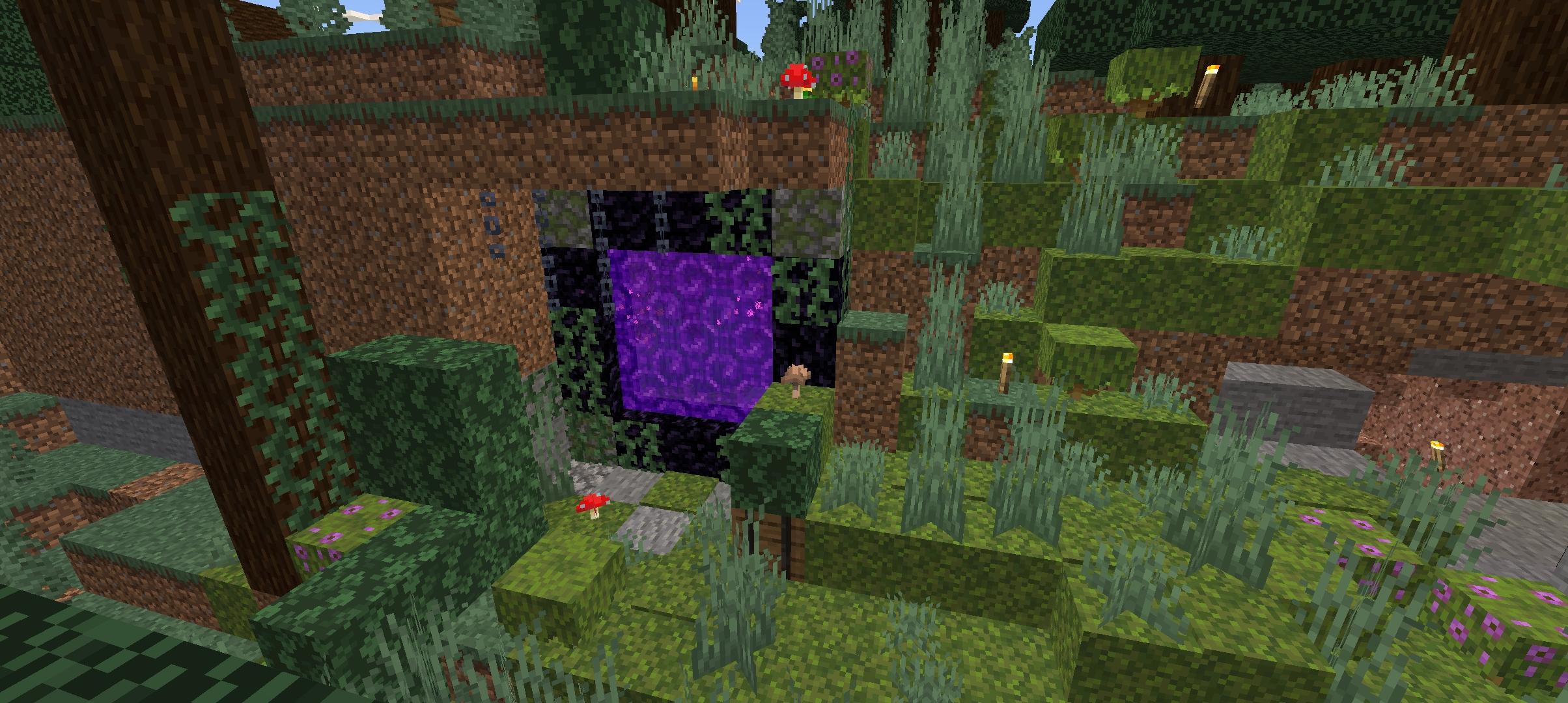 Me and my friend made "Overgrown" Nether Portal. Thoughts? | Scrolller