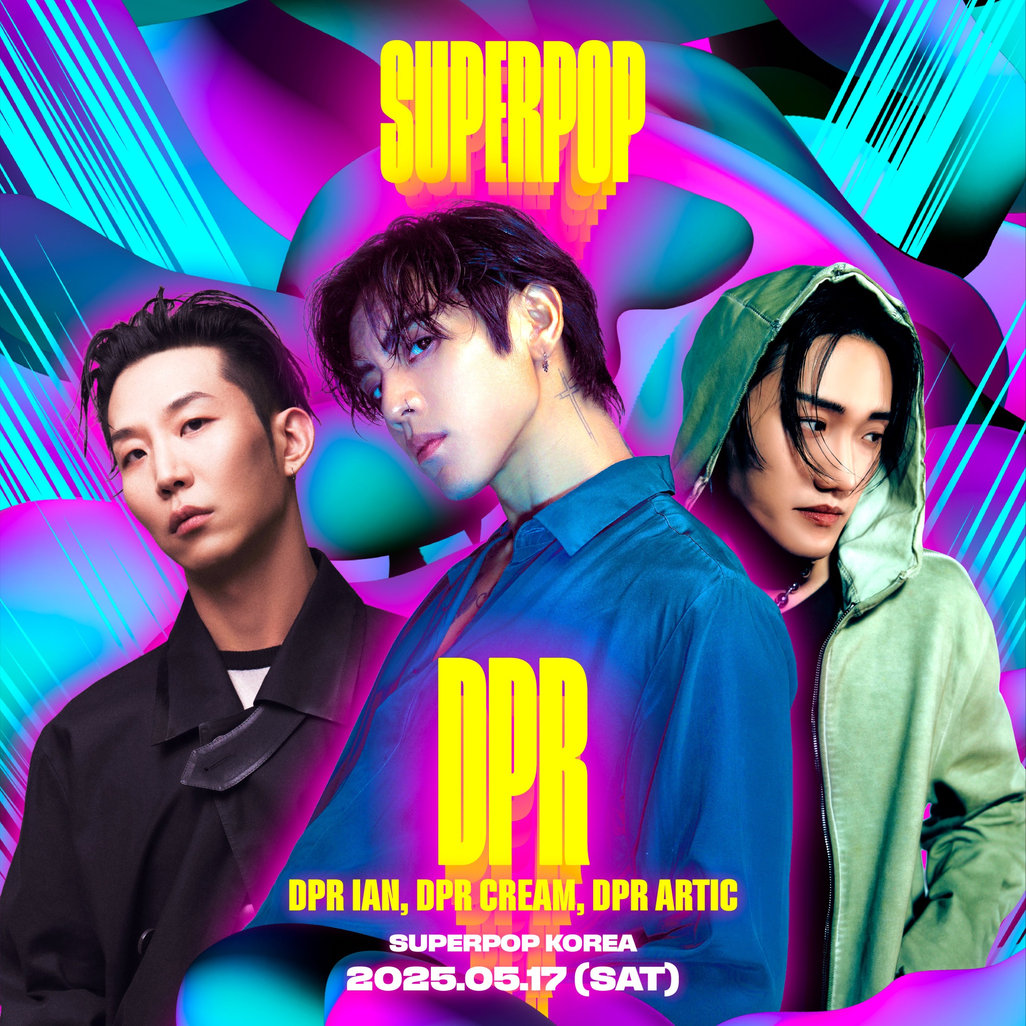 DPR IAN, DPR CREAM, DPR ARTIC, aespa and MEOVV announced as part of the lineup for SUPERPOP ...