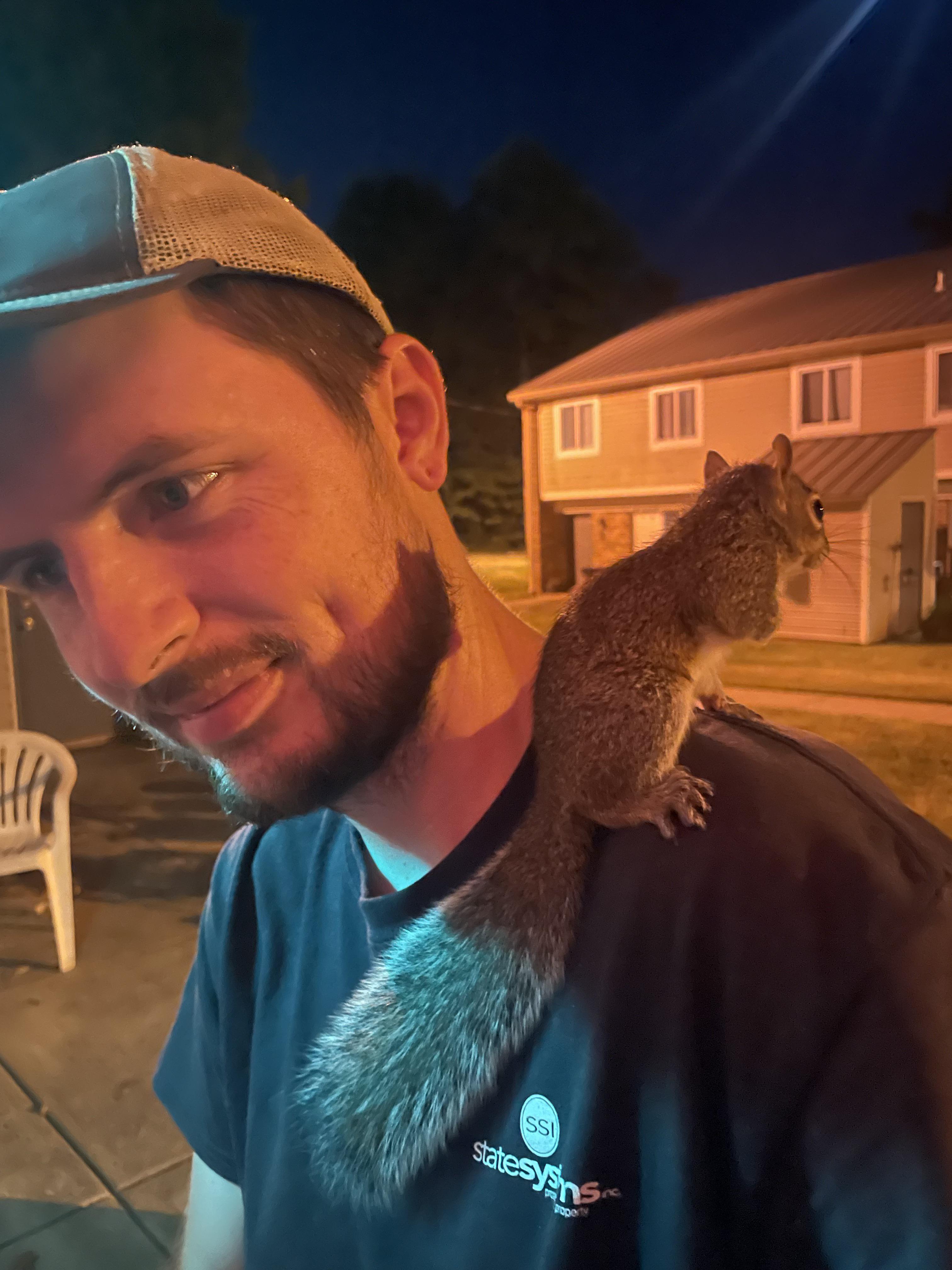 Very friendly young squirrel! | Scrolller