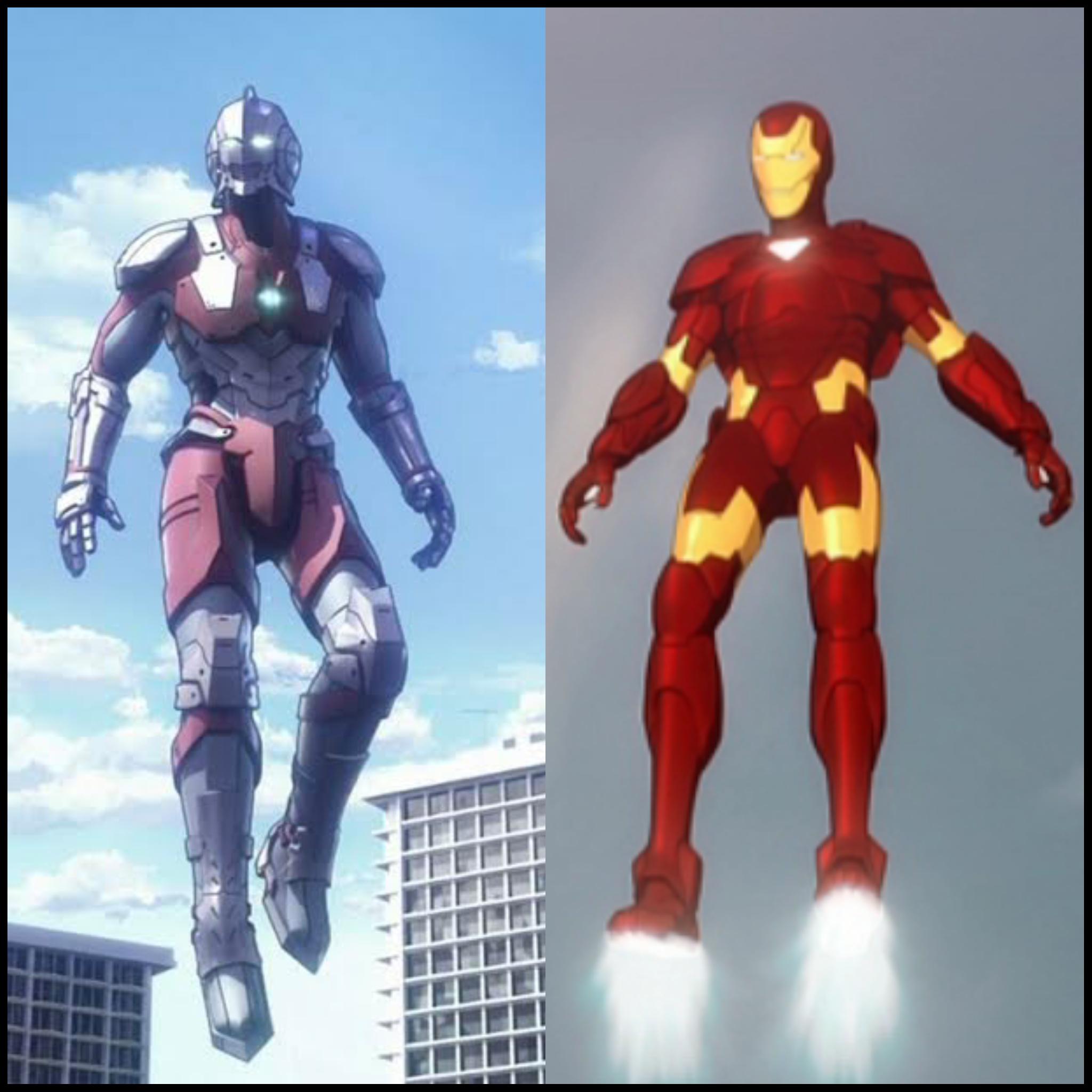 Ultraman and Ironman | Scrolller