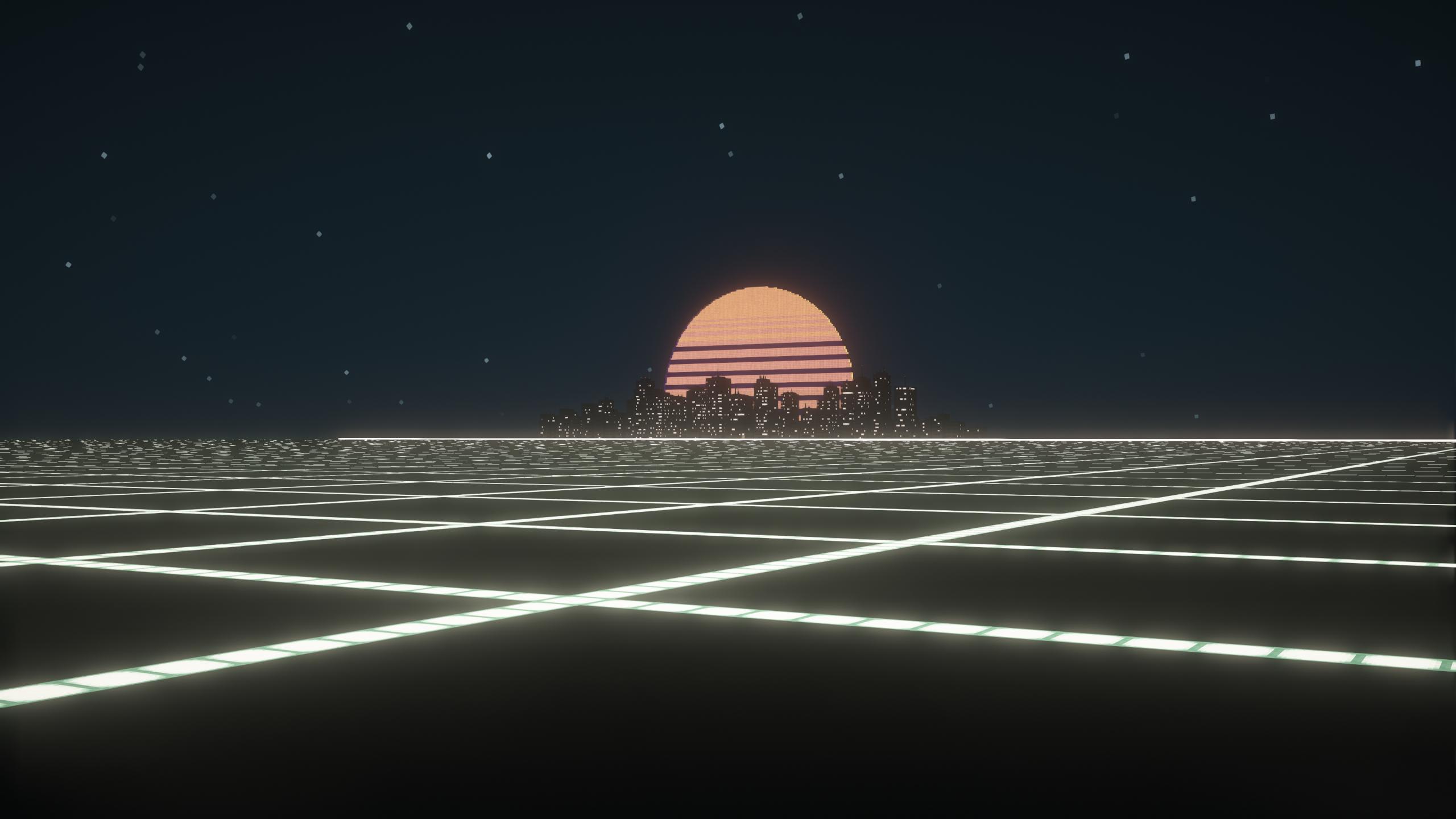 Outrun Synthwave map | Scrolller