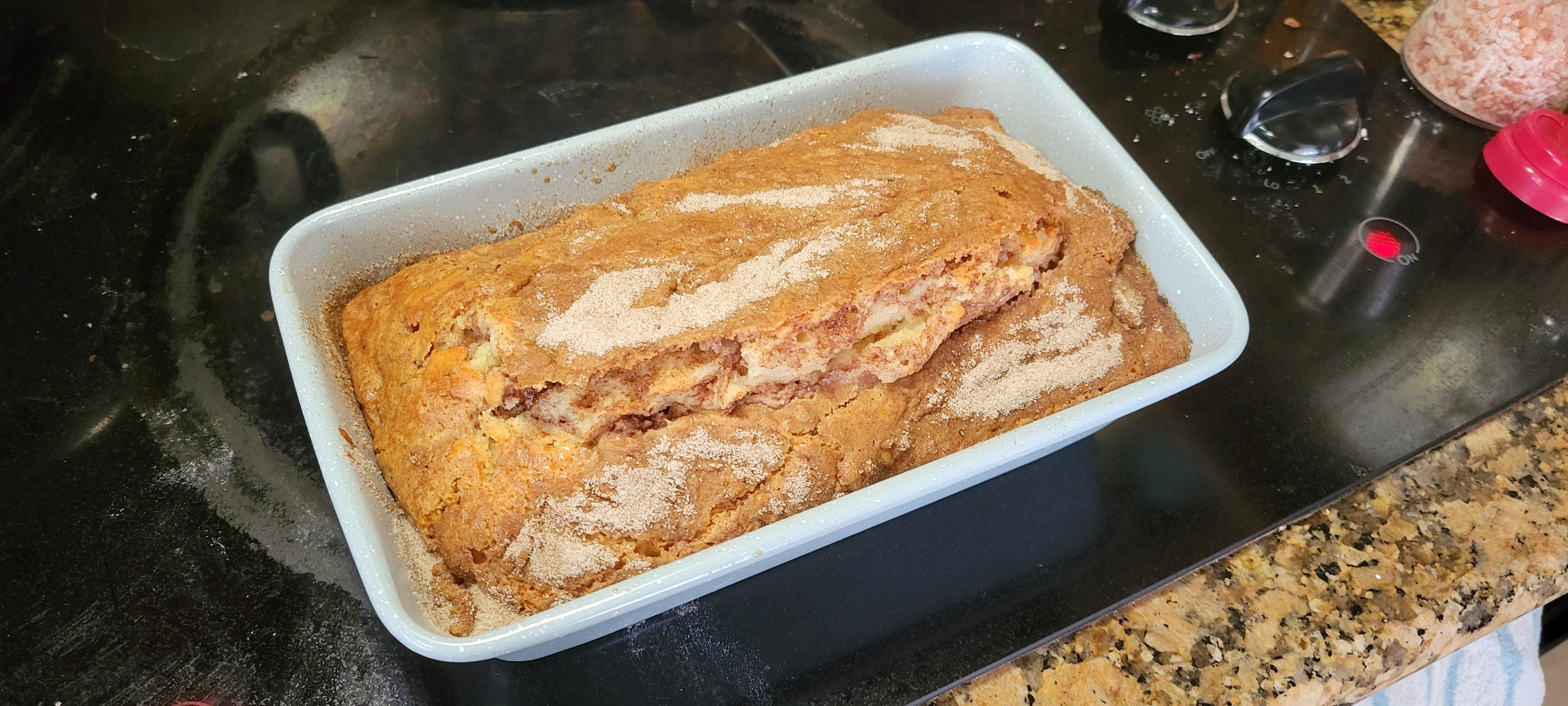 First attempt cinnamon sugar bread | Scrolller