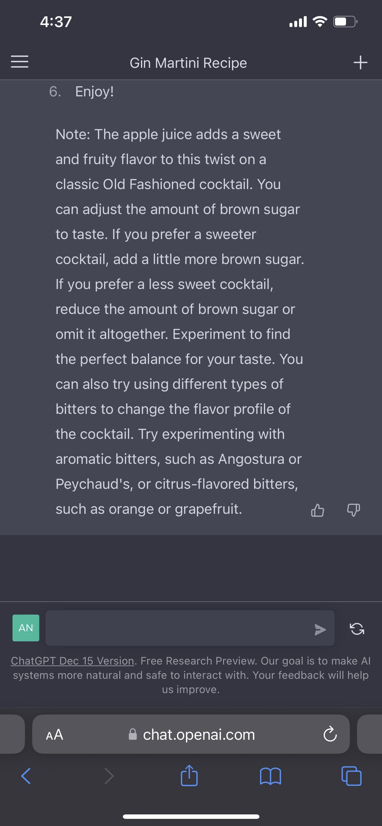 Apple cider old fashioned-chatGPT | Scrolller