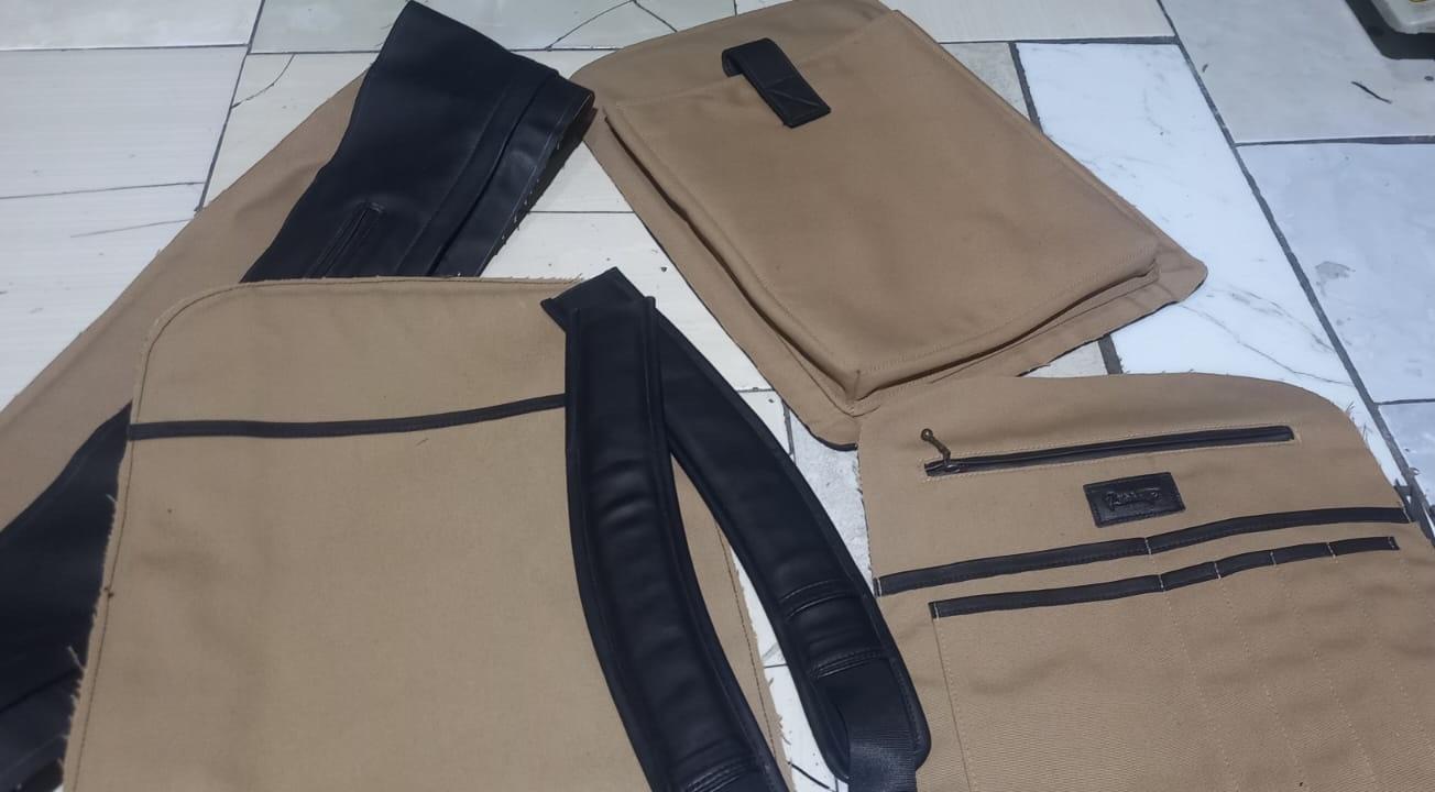 Leather backpack I made | Scrolller