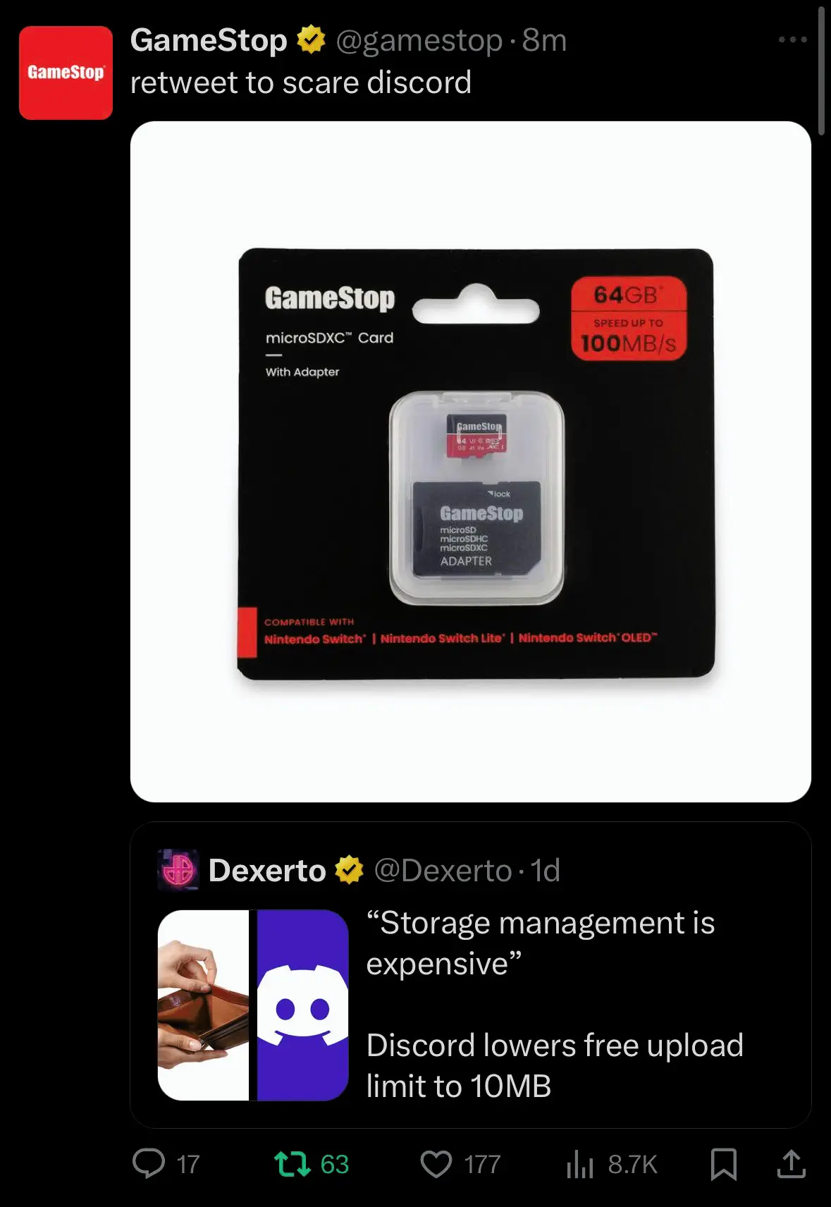 GameStop on X | Scrolller