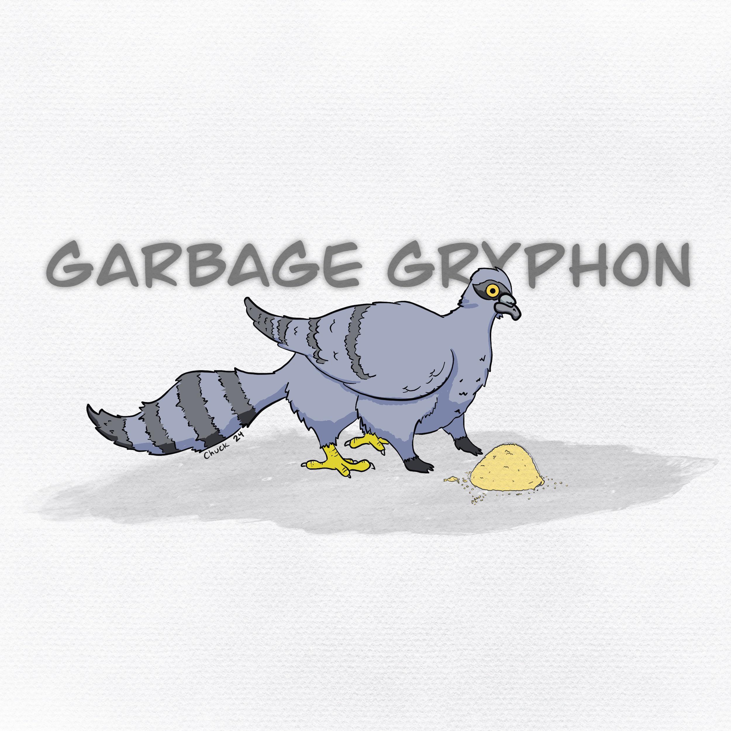 Garbage Gryphon by me | Scrolller