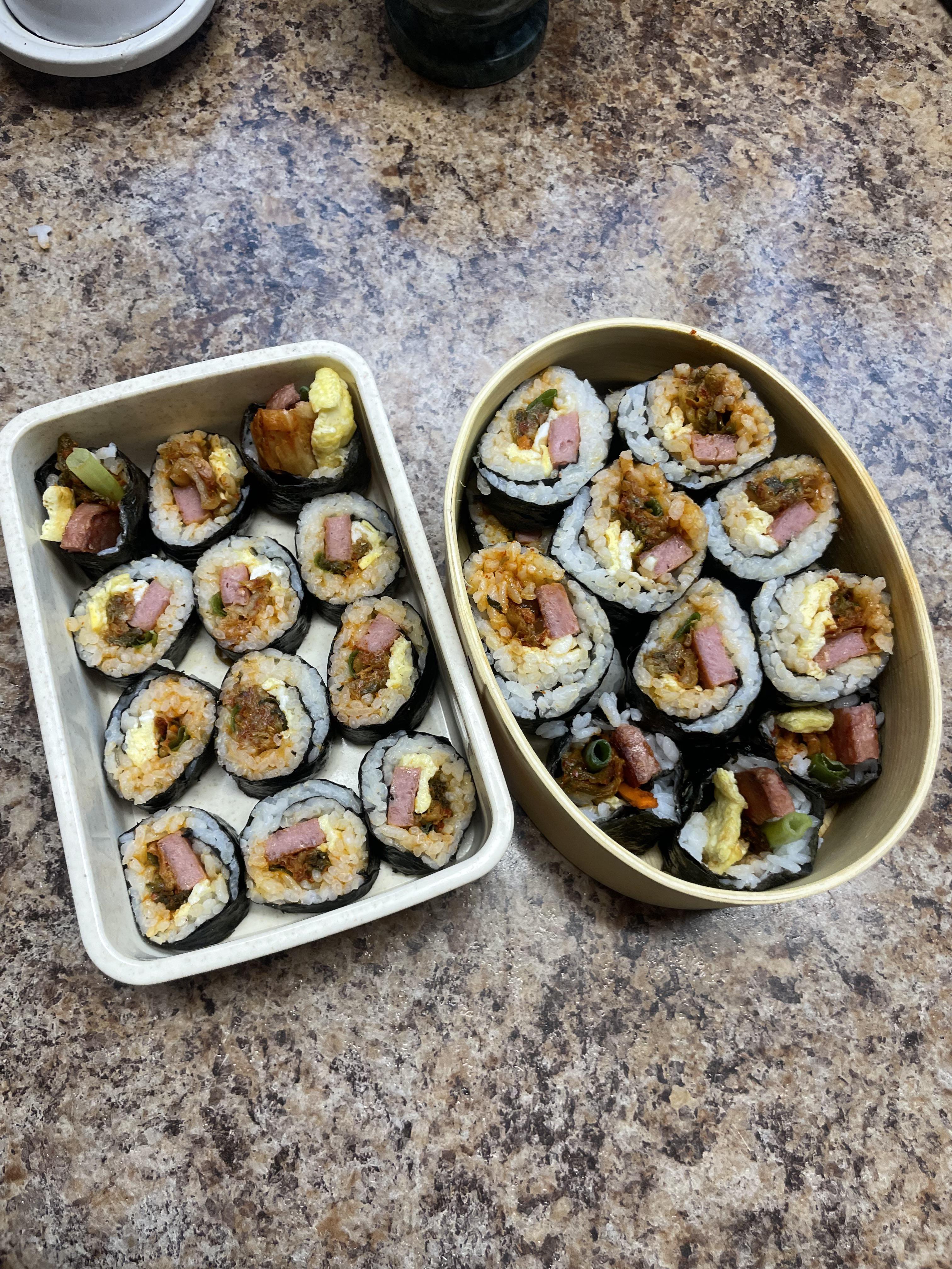 Gimbap for my sons first day at his new school | Scrolller